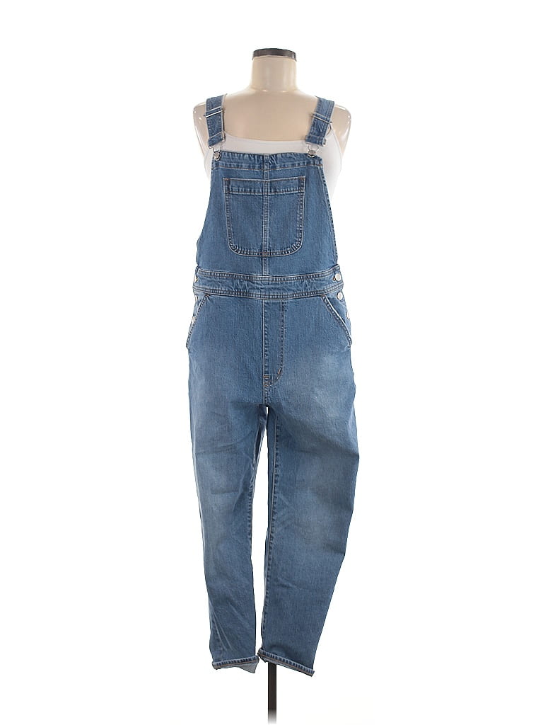 J.Crew Factory Store Blue Overalls Size M - 56% off | ThredUp