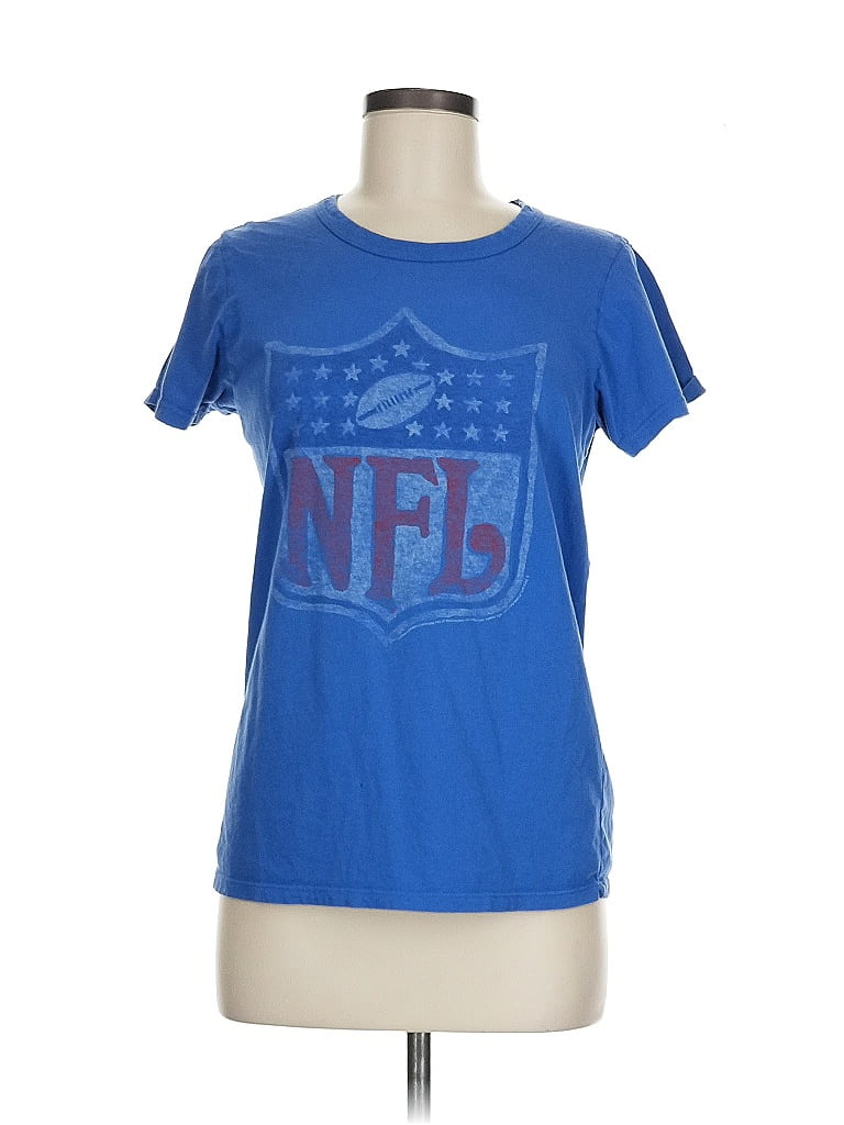 Junk Food 100% Cotton Blue Short Sleeve T-Shirt Size L - 24% off | ThredUp