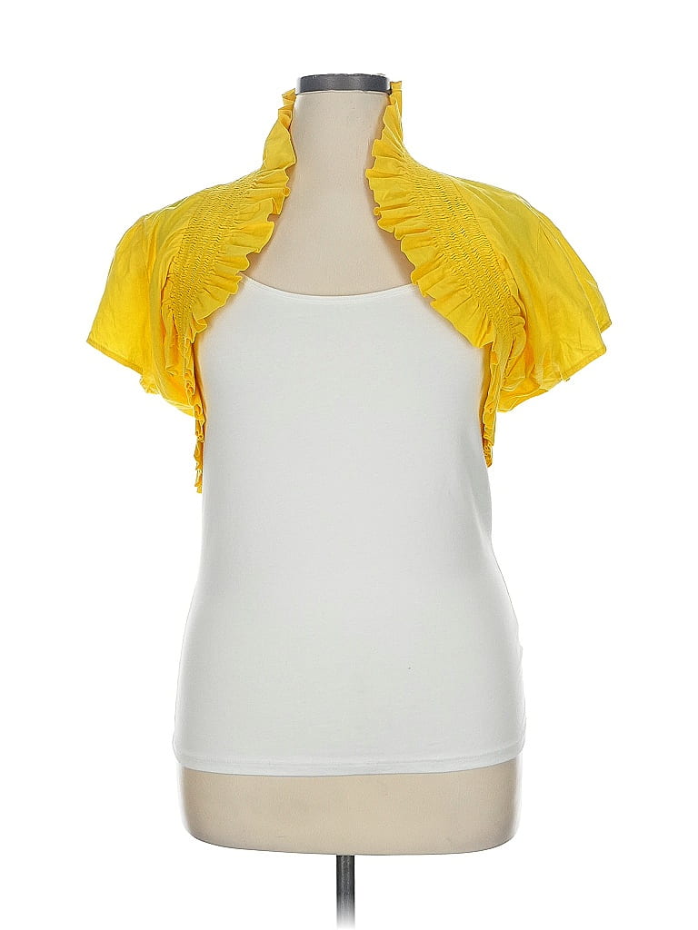 Jamie Nicole Collection Yellow Vest Size 1X - 50% off | ThredUp