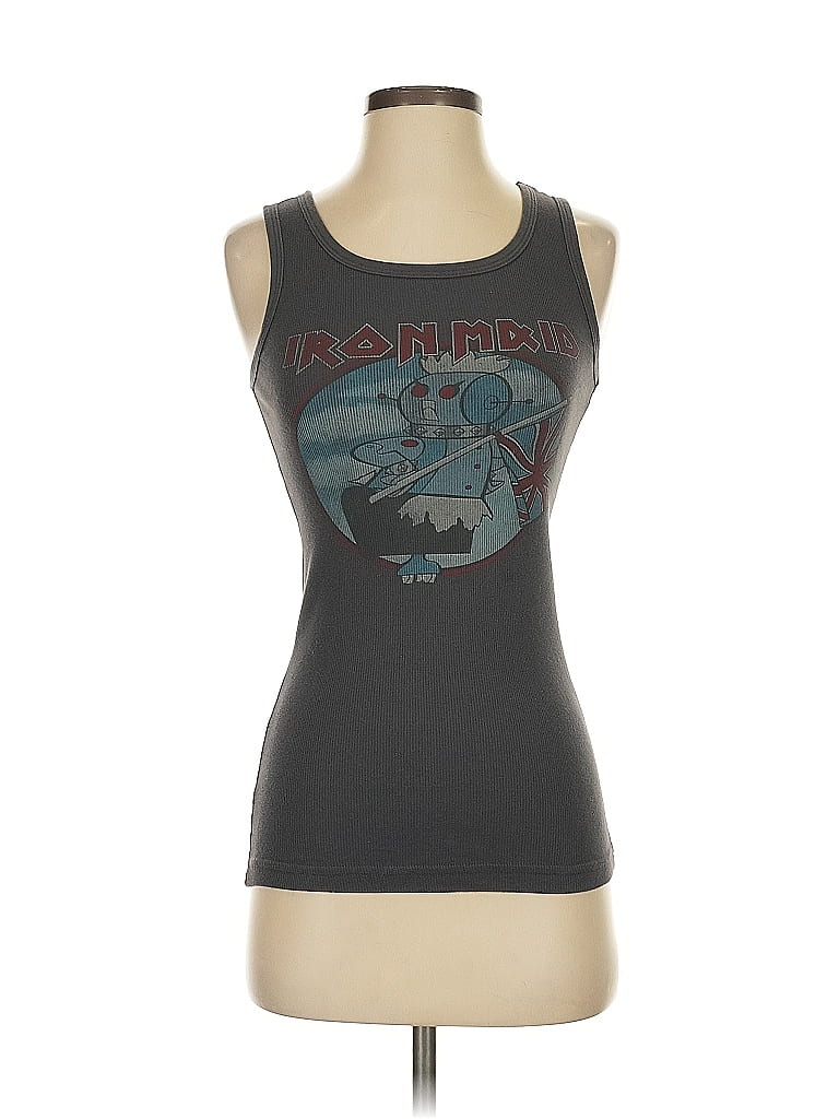 Junk Food Gray Tank Top Size S - 24% off | ThredUp