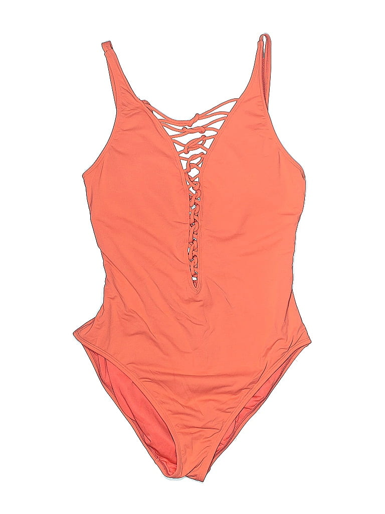 Bleu Rod Beattie Solid Orange One Piece Swimsuit Size 10 - 65% off ...