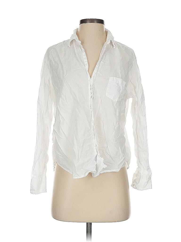 Frank & Eileen 100% Cotton White Long Sleeve Button-Down Shirt Size S - 76% off | ThredUp