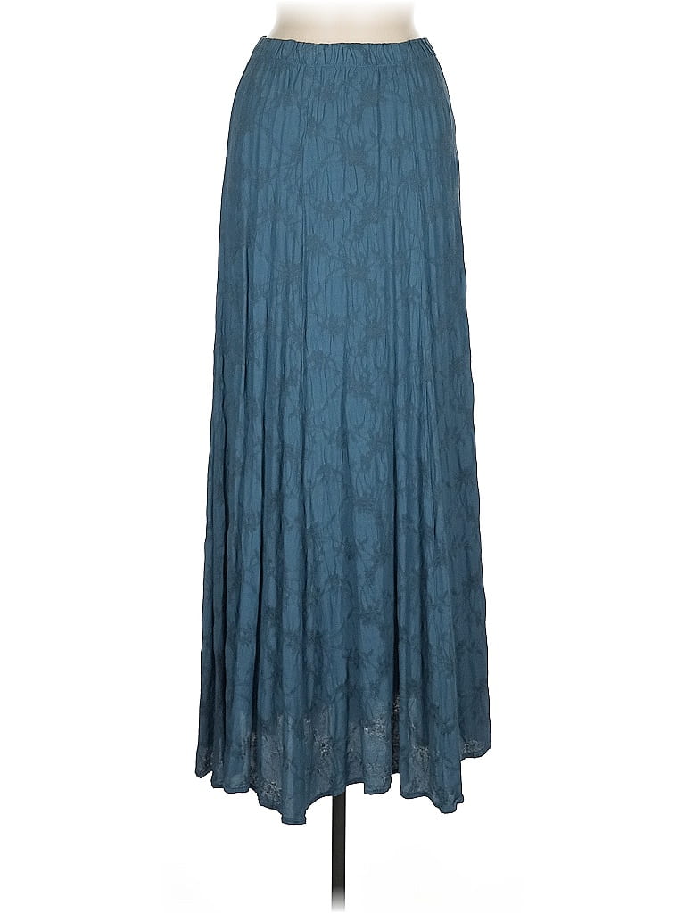 CP Shades 100% Rayon Teal Formal Skirt Size 8 - 72% off | ThredUp