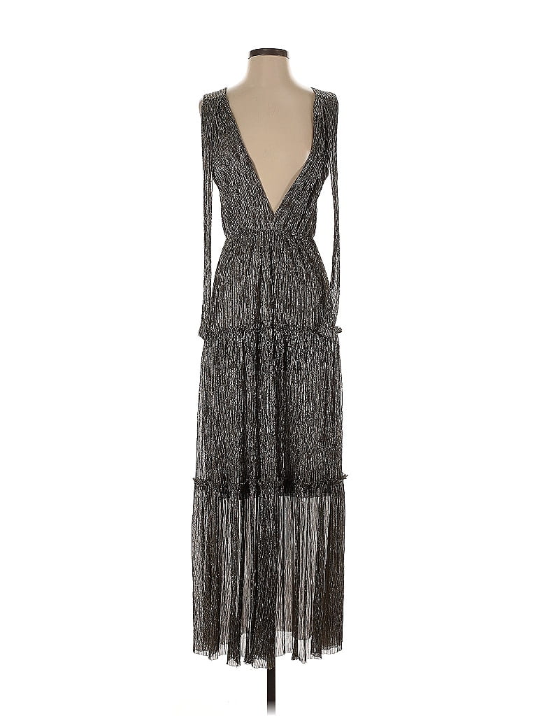 Sabina Musayev Metallic Gray Gold Helena Gown Size M - 74% off | ThredUp