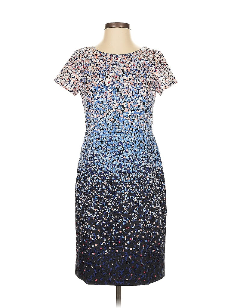 Talbots Print Blue Cocktail Dress Size 2 (petite) - 76% off | ThredUp