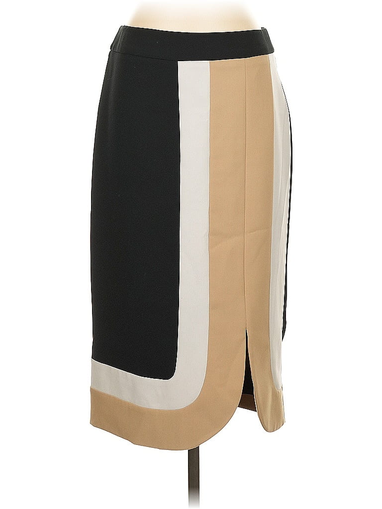 Etcetera Color Block Tan Formal Skirt Size 4 - 78% off | ThredUp
