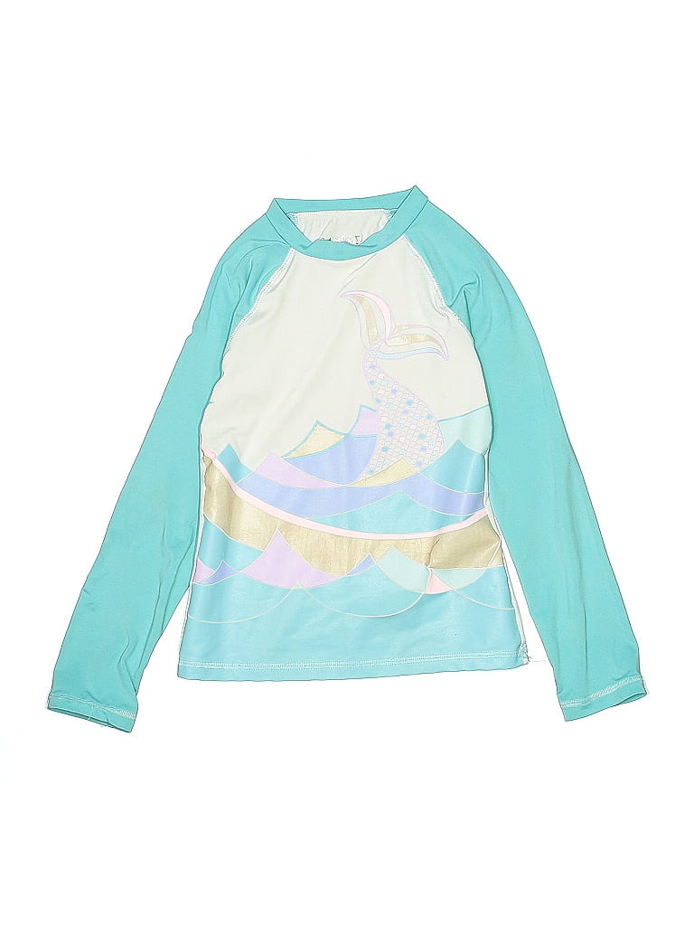 Cat & Jack Teal Rash Guard Size 6X - 8% off | ThredUp