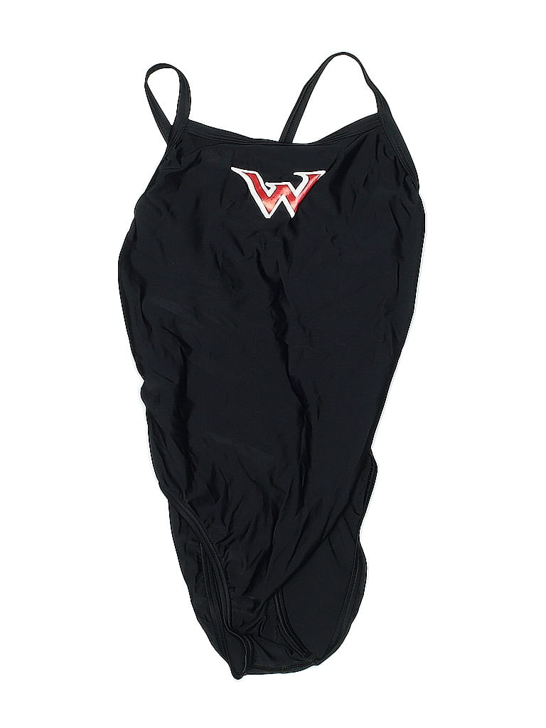 Speedo Black One Piece Swimsuit Size 8 - 44% off | ThredUp