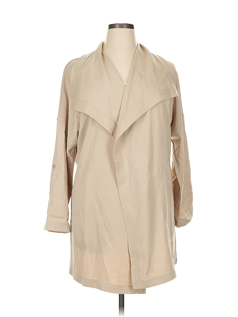 Max Studio Tan Trenchcoat Size XL - 69% off | ThredUp