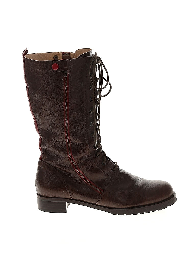 Faryl Robin 100% Leather Burgundy Brown Boots Size 9 1/2 - 68% off ...