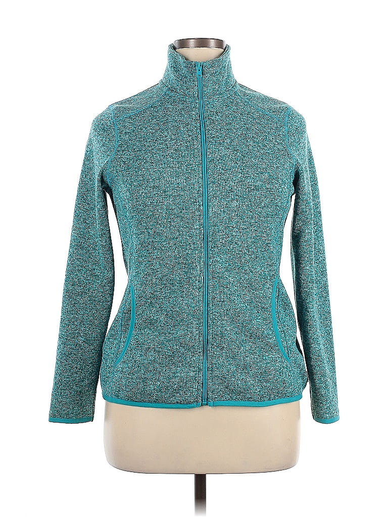 Eddie Bauer 100% Polyester Teal Track Jacket Size L - 64% off | ThredUp