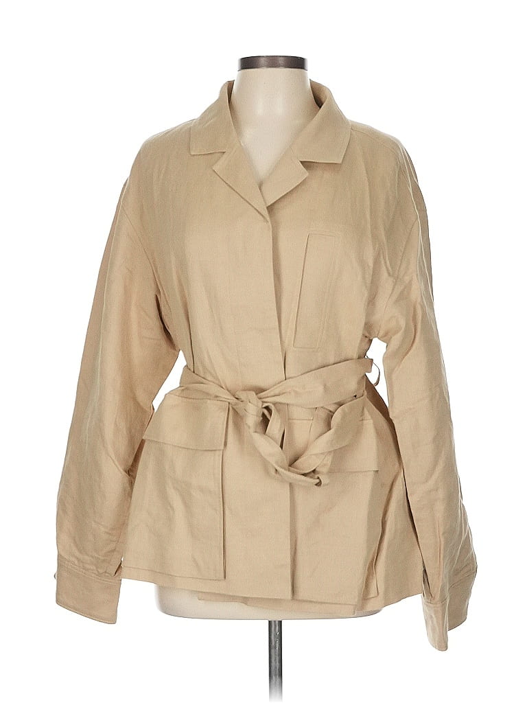 Cos Tan Trenchcoat Size L - 69% off | ThredUp