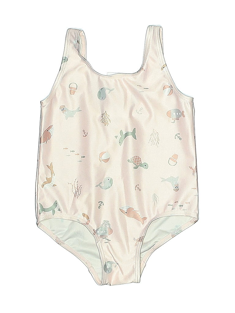 H&M Graphic Ivory One Piece Swimsuit Size 9-12 mo - 15% off | ThredUp