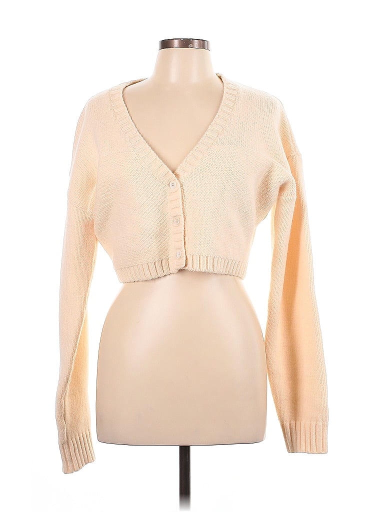 Gab & Kate Ivory Cardigan Size L - 71% off | ThredUp