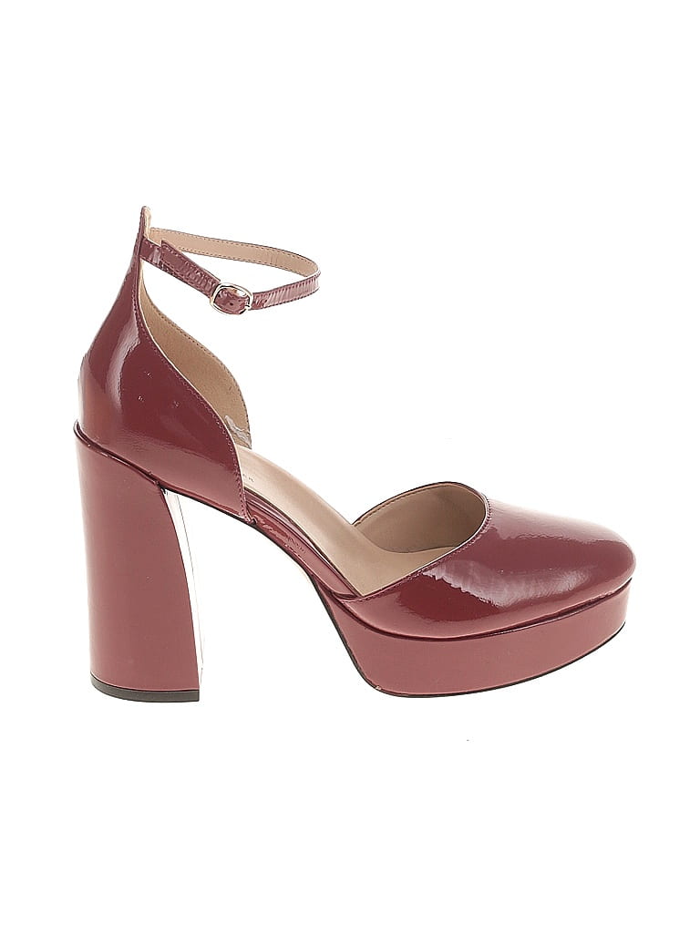 27 EDIT Burgundy Red Heels Size 7 1/2 - 82% off | ThredUp