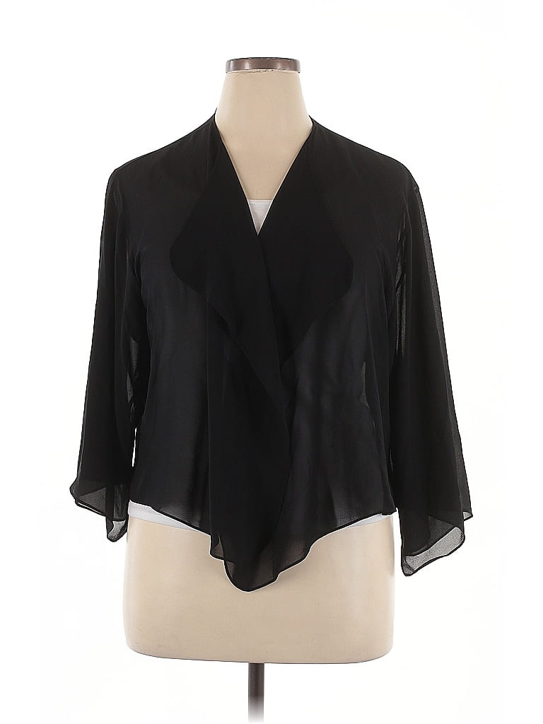 Kate Kasin Black 3/4 Sleeve Blouse Size XL - 52% off | ThredUp