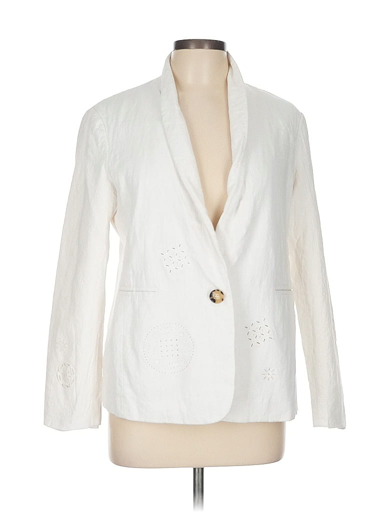 Desigual White Ivory Blazer Size EU 42 / US 12 - 19% off | ThredUp
