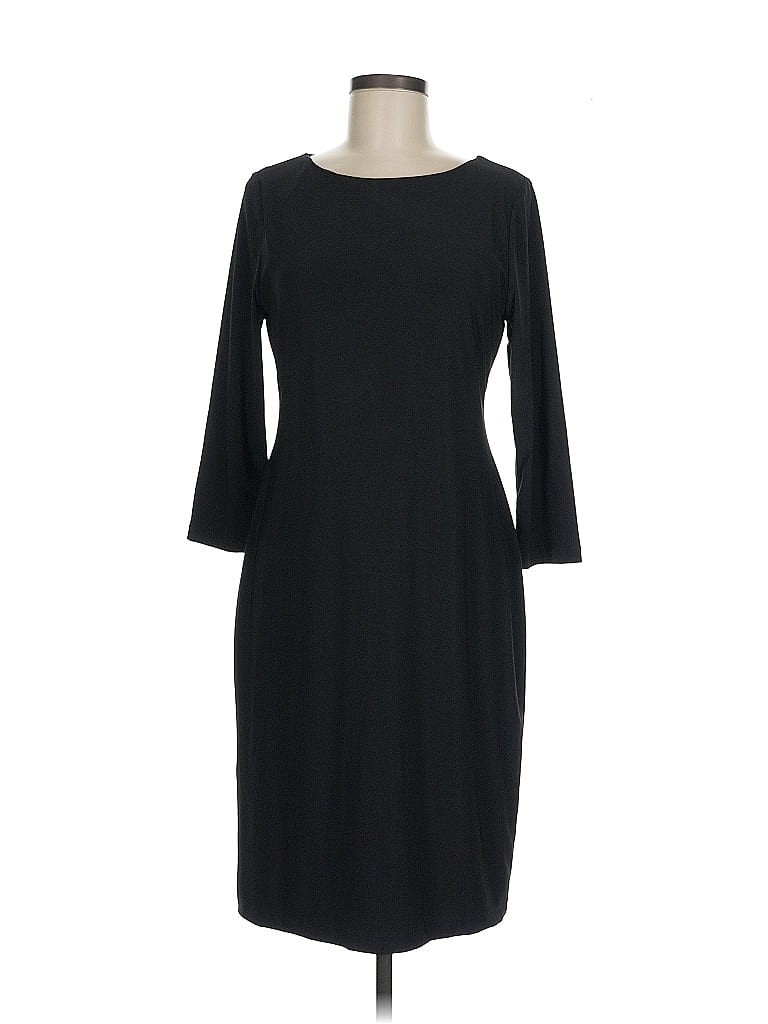 Rekucci Solid Black Casual Dress Size 10 - 77% off | ThredUp