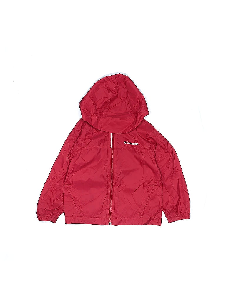 Columbia 100% Nylon Solid Red Windbreaker Size 4T - 33% off | ThredUp