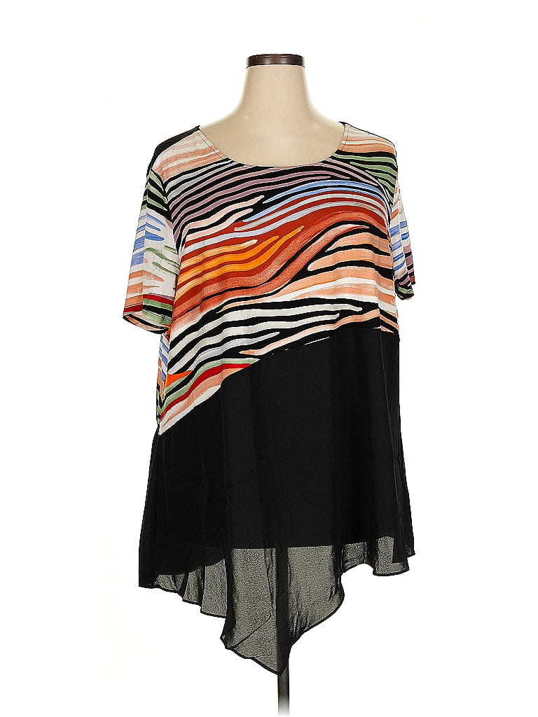 Assorted Brands Black Short Sleeve Top Size 26 - 36% off | ThredUp