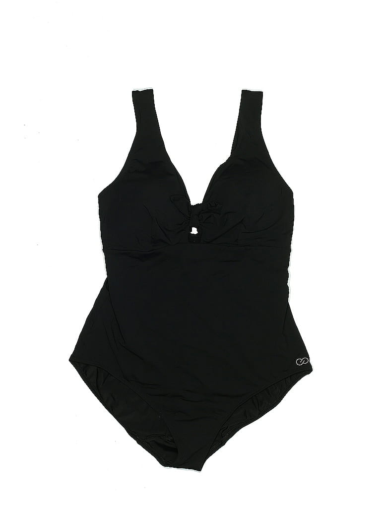 Calia by Carrie Underwood Solid Black One Piece Swimsuit Size L - 58% ...