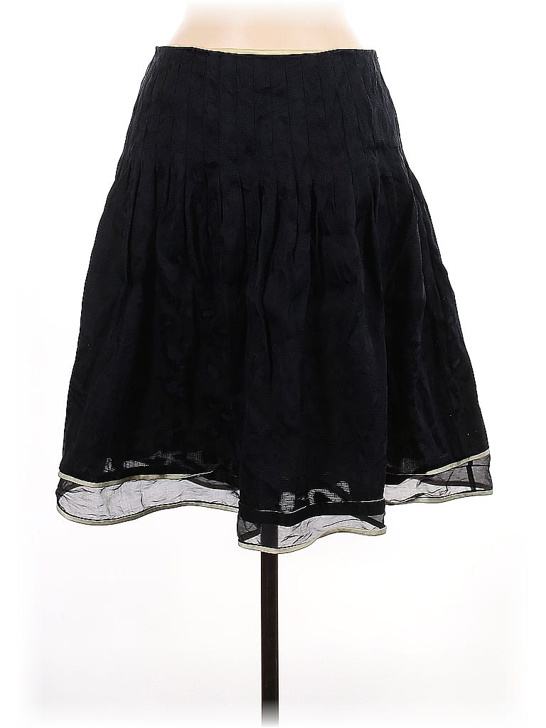 Kay Unger 100% Silk Solid Black Silk Skirt Size 8 - 85% off | ThredUp