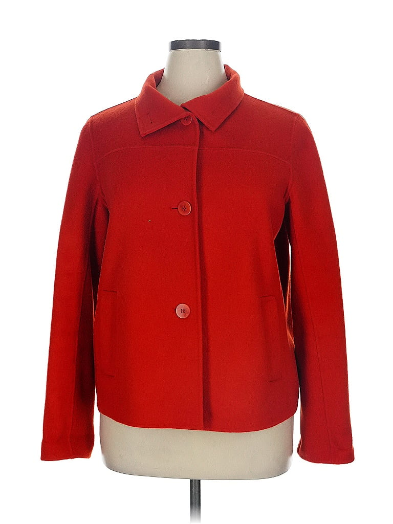 Talbots Red Wool Coat Size 16 - 78% off | ThredUp