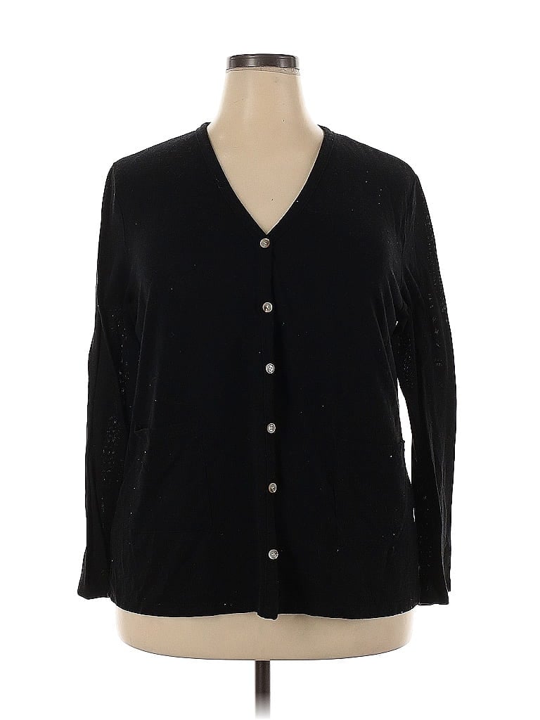 Naggoo Black Cardigan Size 2X - 47% off | ThredUp