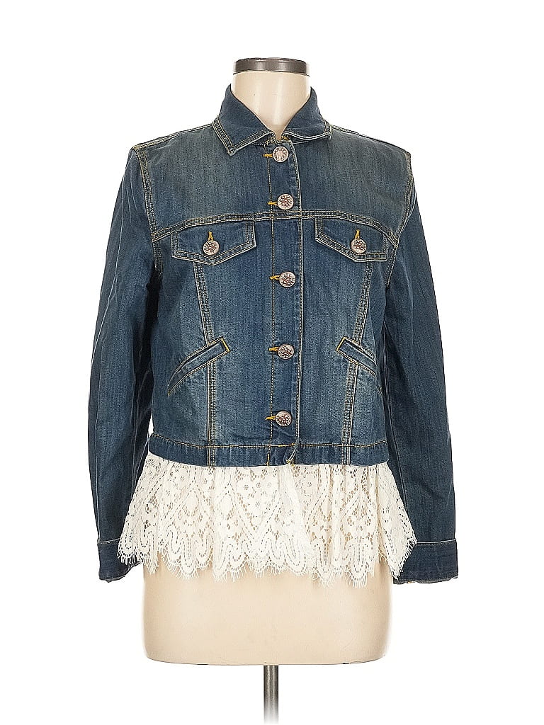 CAbi Blue Denim Jacket Size M - 71% off | ThredUp