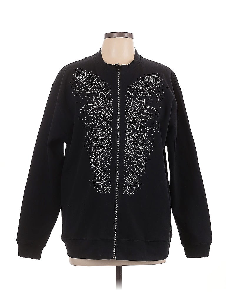 Assorted Brands 100% Cotton Black Jacket Size L - 59% off | ThredUp