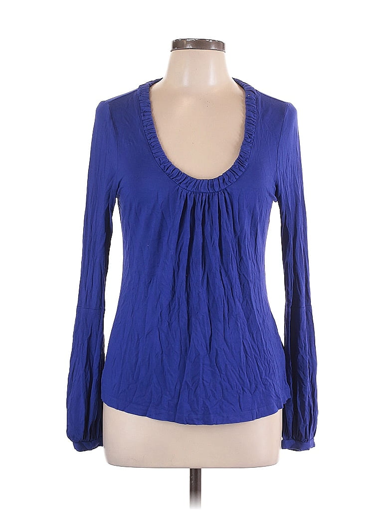 ECI Blue Long Sleeve Blouse Size L - 69% off | ThredUp