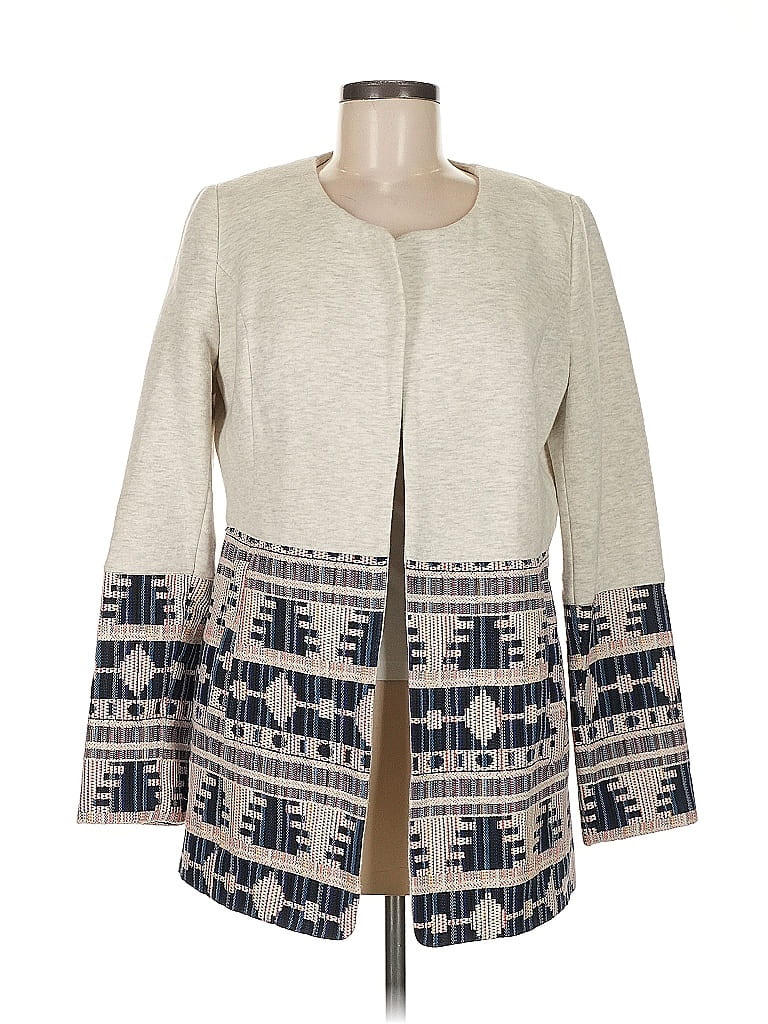 Elevenses Ivory Jacket Size M - 74% off | ThredUp