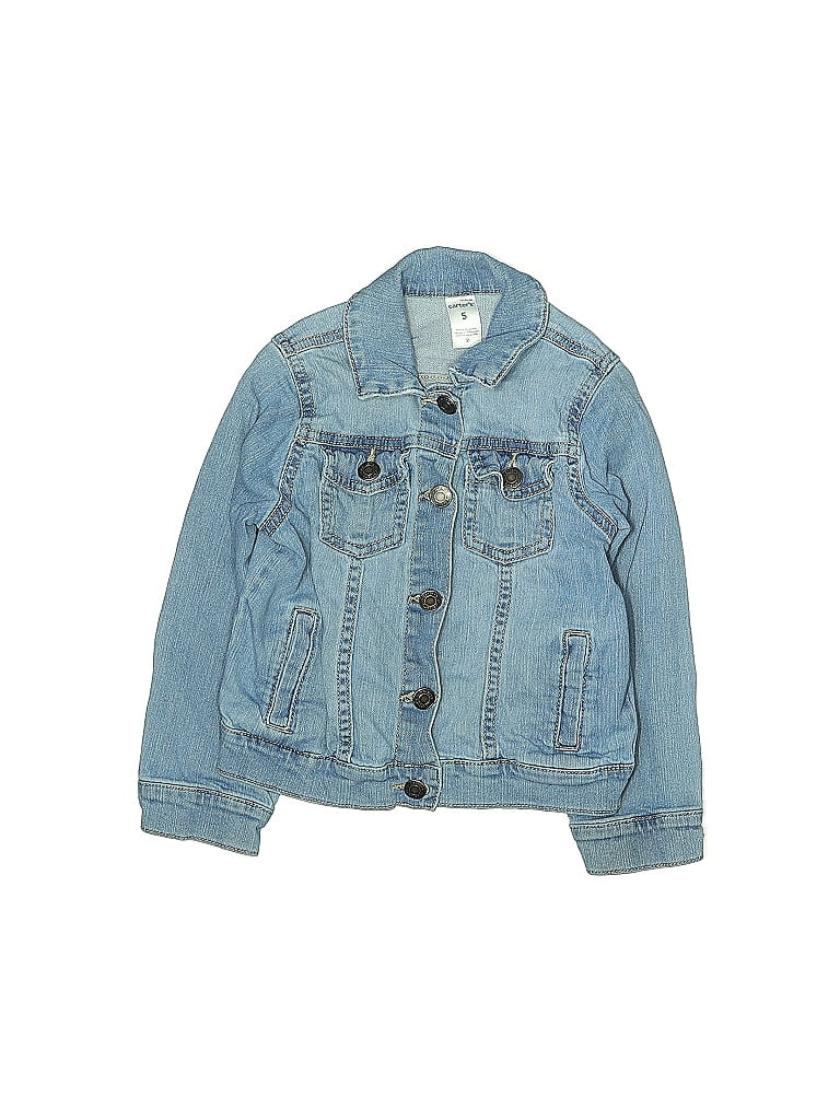 Carter's Blue Denim Jacket Size 5 (big kids) - 58% off | ThredUp
