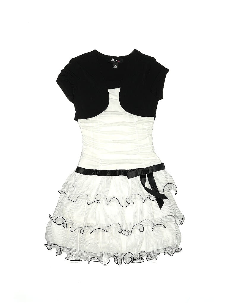 BCX Girl 100% Polyester White Special Occasion Dress Size 8 (big kids ...
