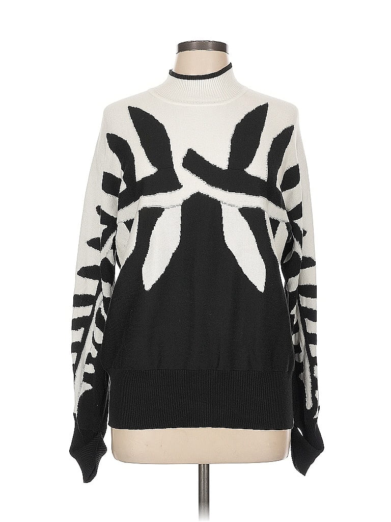 bylyse Animal Print Black Turtleneck Sweater Size L - 79% off | ThredUp