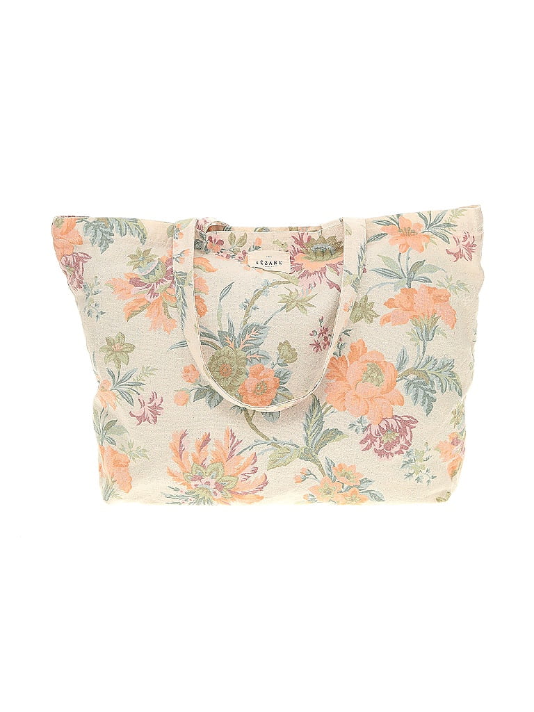 Sézane Floral Ivory Tan Tote One size - 69% off | ThredUp