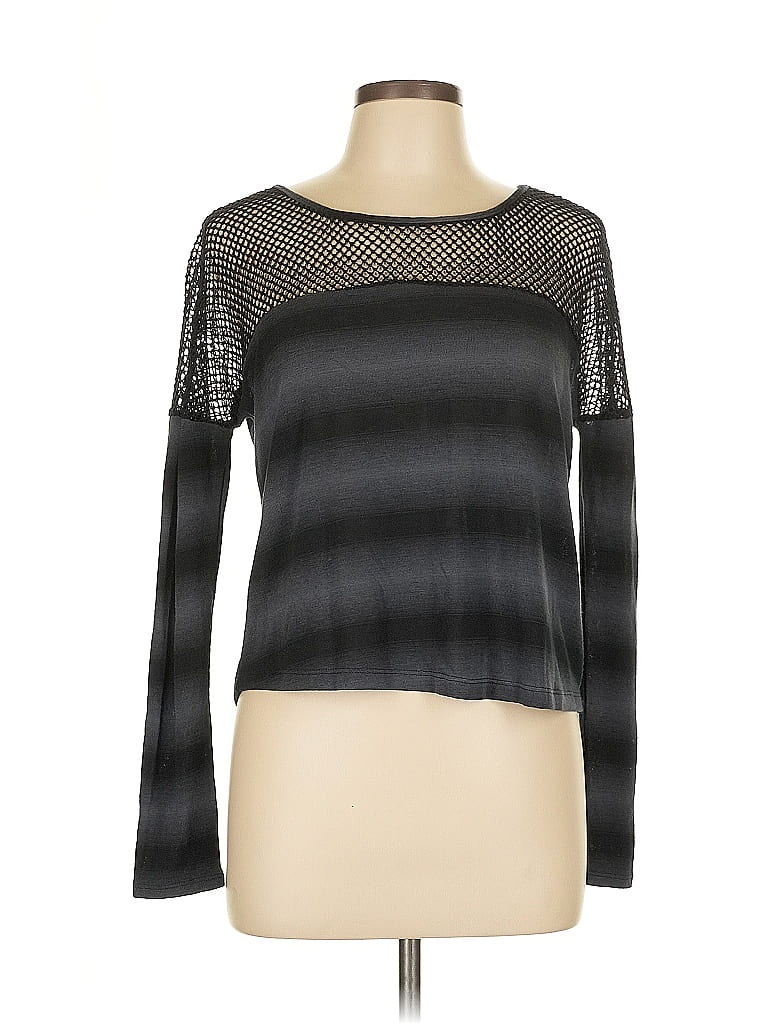 Double Zero Black Long Sleeve Top Size L - 23% off | ThredUp