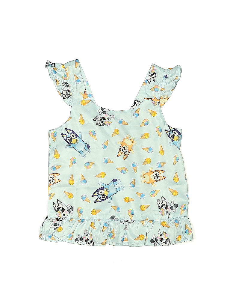 Bluey 100% Polyester Yellow Sleeveless Blouse Size 3T - 28% off | ThredUp