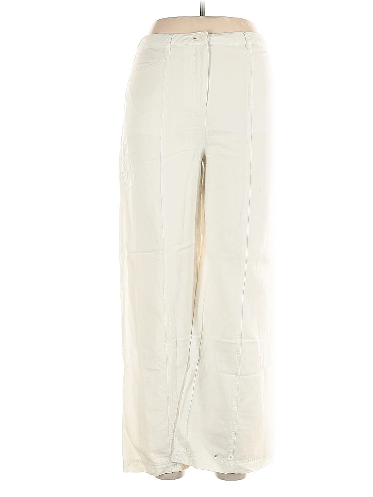 Sundance Ivory Linen Pants Size 10 (petite) - 73% off | ThredUp