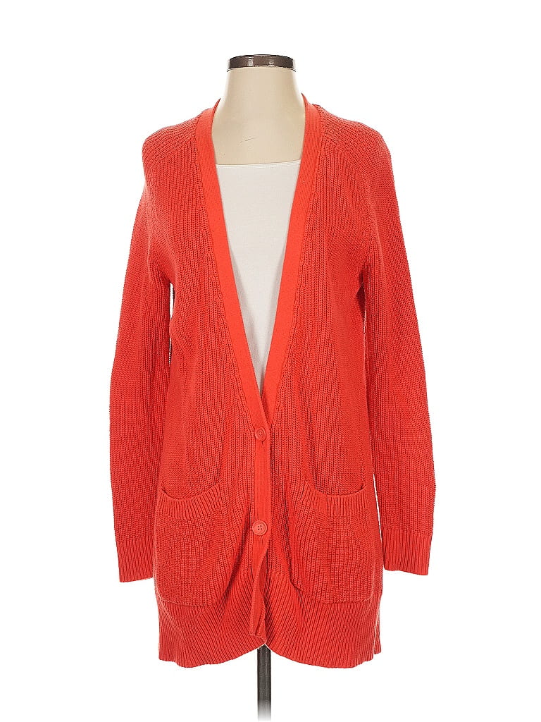 Banana Republic Factory Store 100% Cotton Red Cardigan Size S - 66% off ...