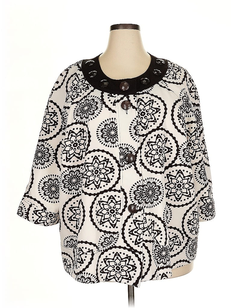 Russell Kemp New York Ivory Jacket Size 3X - 50% off | ThredUp