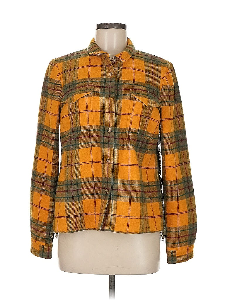 Sundance Plaid Orange Jacket Size 8 - 75% off | ThredUp