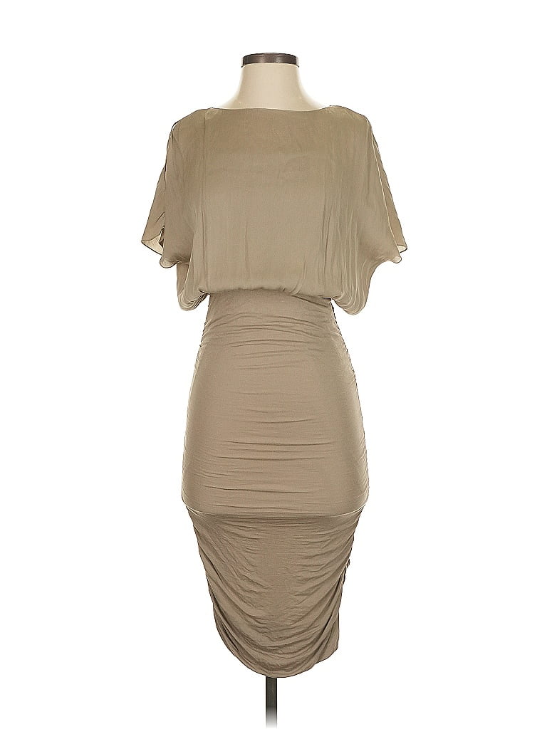 Alice + Olivia 100% Rayon Solid Tan Cocktail Dress Size 0 - 80% off ...