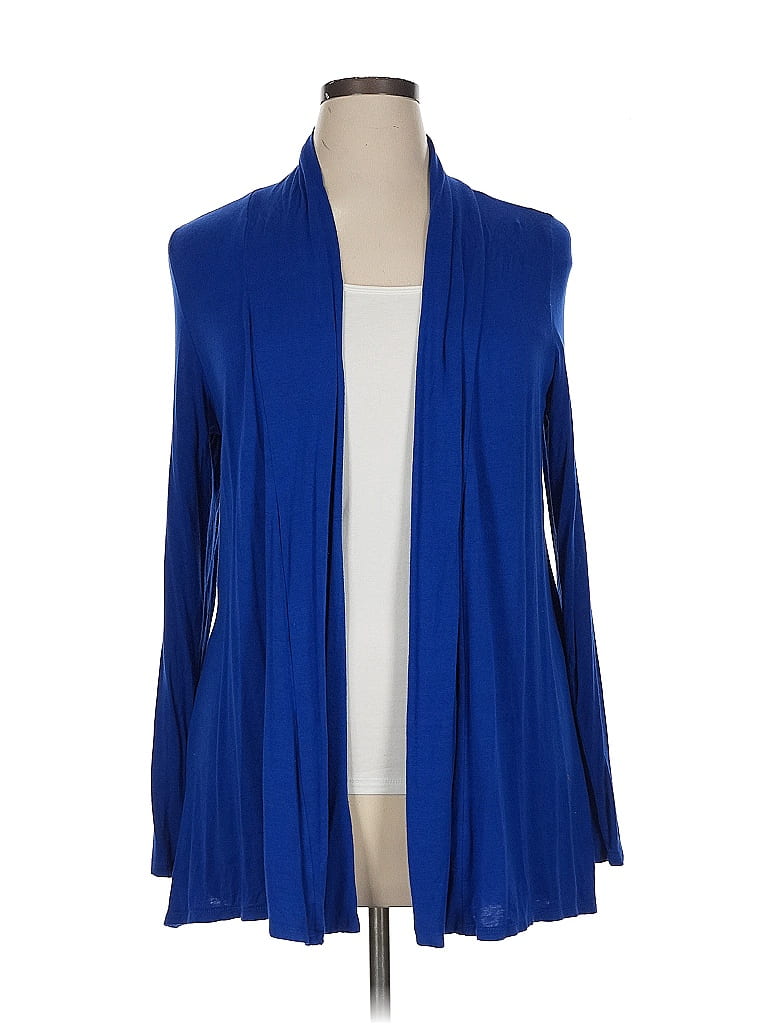 Simply Emma Blue Cardigan Size 1X - 71% off | ThredUp