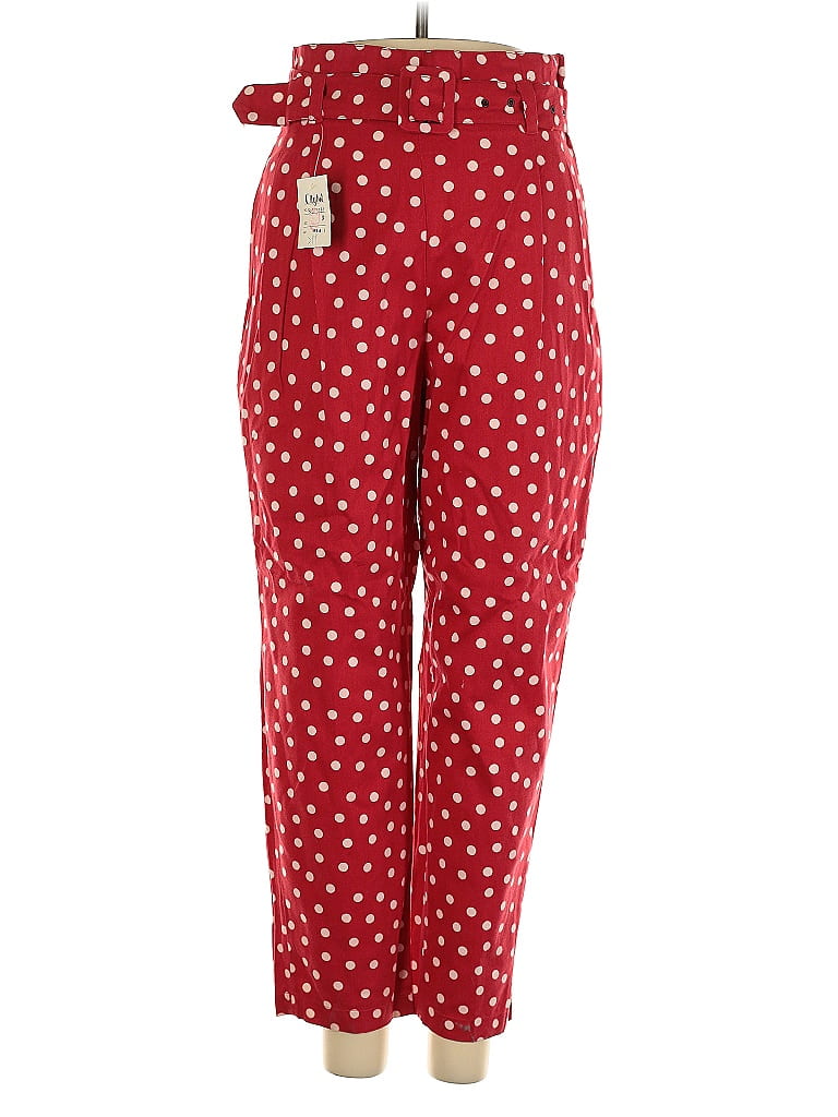 Assorted Brands Polka Dots Red Casual Pants Size 9 - 56% off | ThredUp