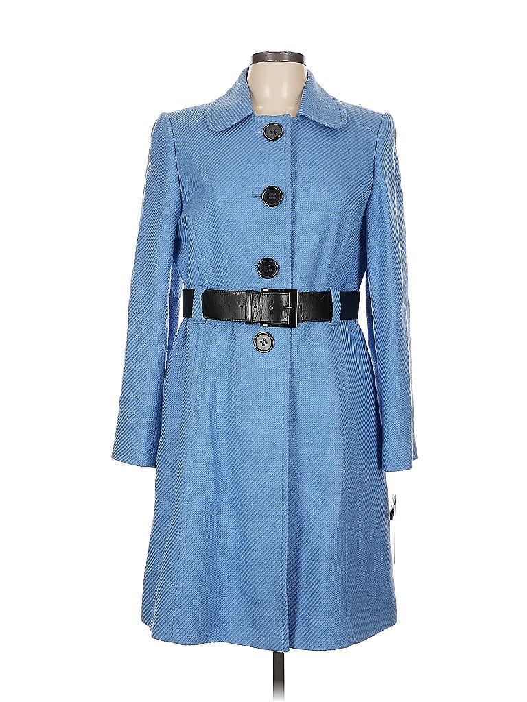 Isabella DeMarco Blue Wool Coat Size 10 - 67% off | ThredUp