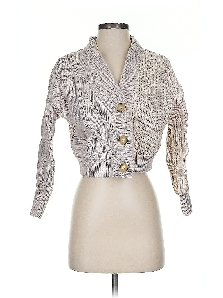 TRUTH BY REPUBLIC 100% Cotton Gray Cardigan Size XS - 67% off | ThredUp