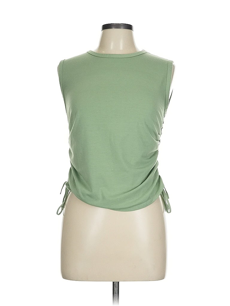 Olivia Rae Green Sleeveless Top Size L - 30% off | ThredUp