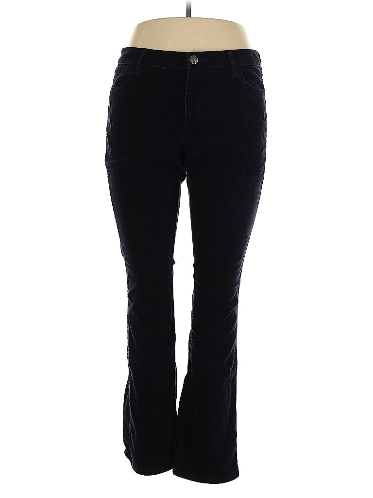 Ann Taylor LOFT Black Blue Casual Pants Size 32 waist - 74% off | ThredUp