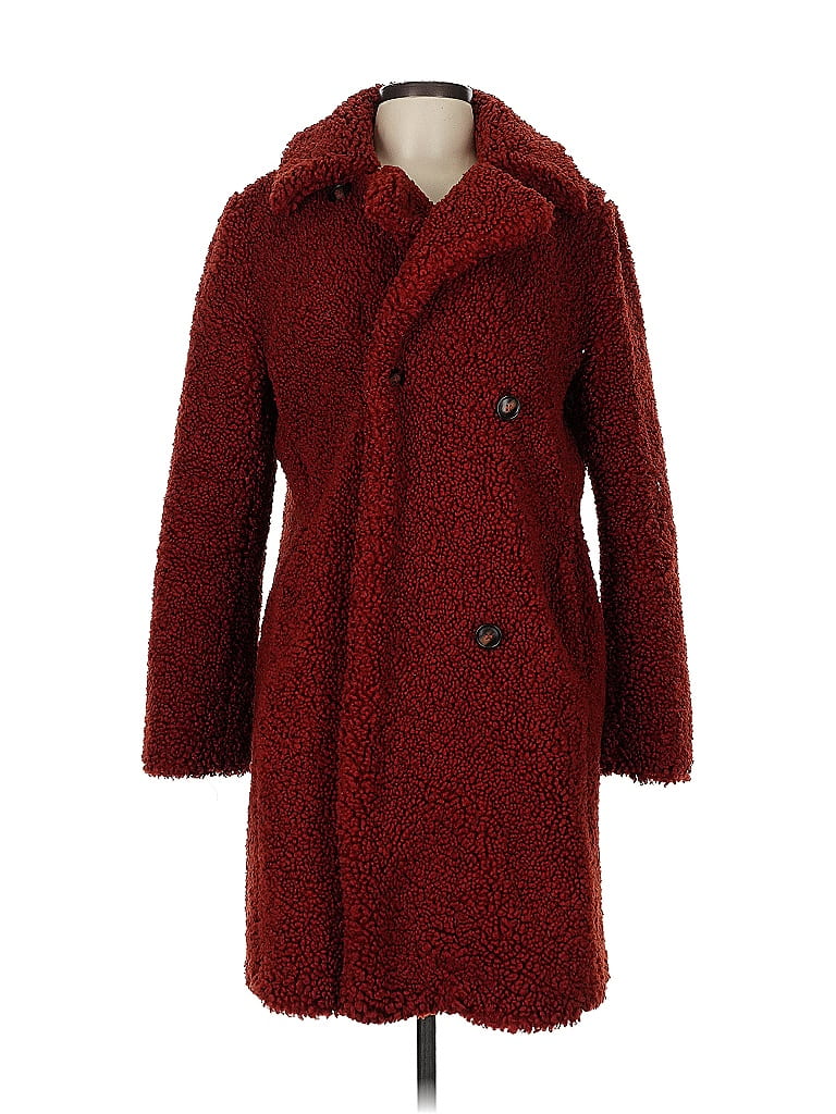 MKT Studio 100% Polyester Red Coat Size EU 40 / US 10 - 78% off | ThredUp